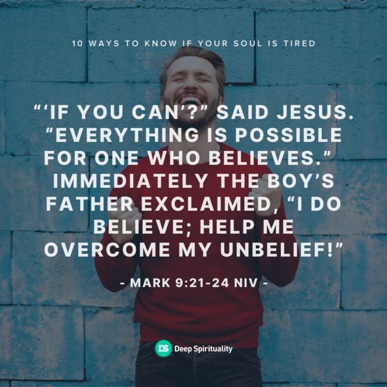 10 Ways to Know If Your Soul Is Tired